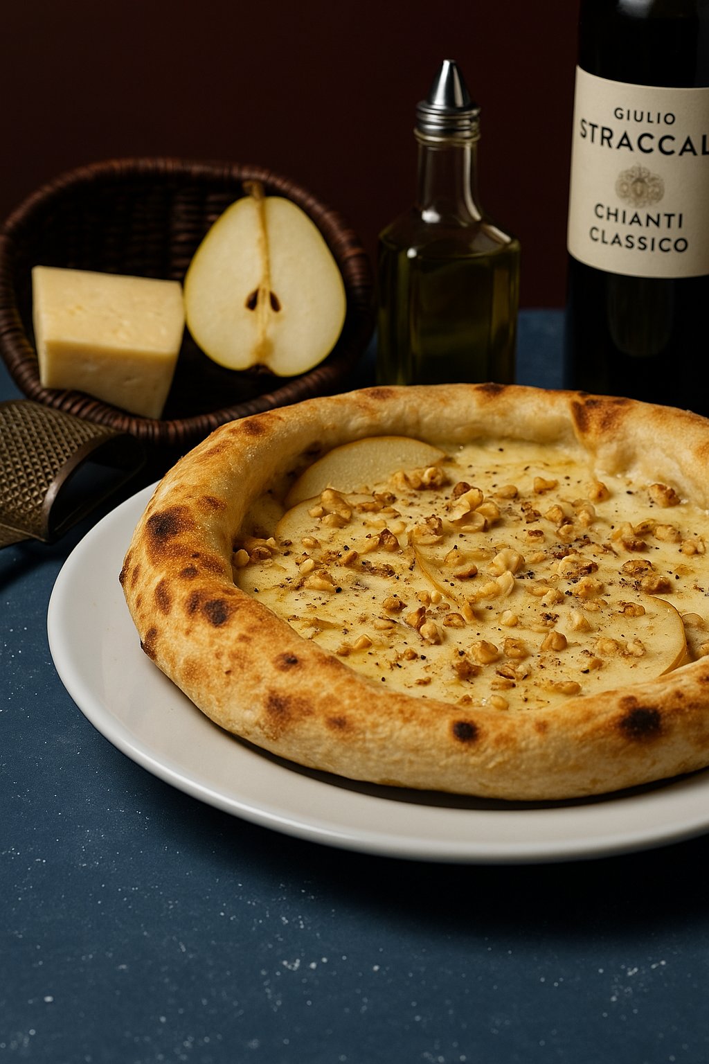 Pizza Formaggio e Pere
