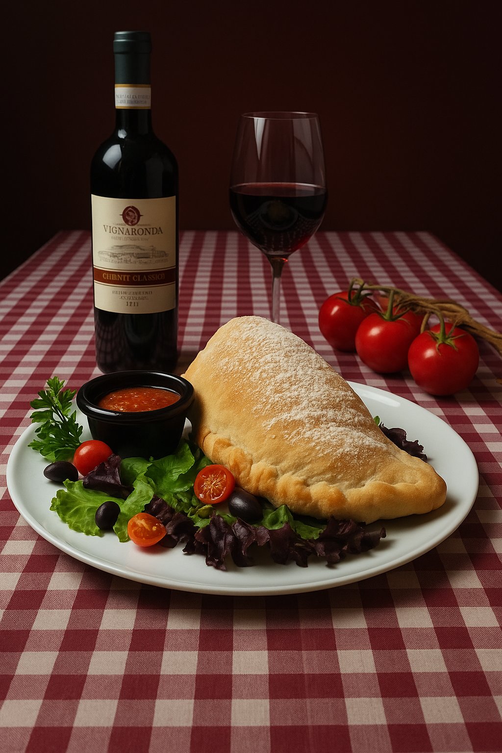 Pizza frita O'Puorco